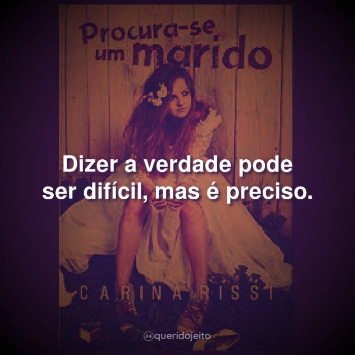 Procura-se um marido (Livro) - Frases Perfeitas - Querido Jeito