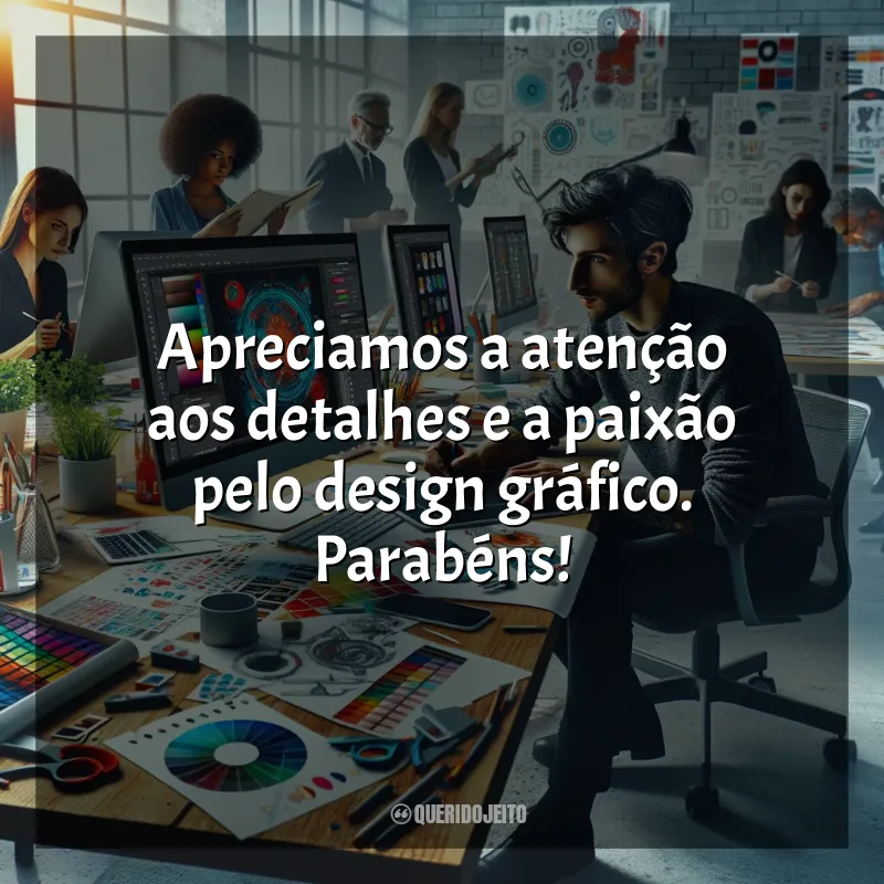 Dia do Gráfico - Frases Perfeitas - Querido Jeito